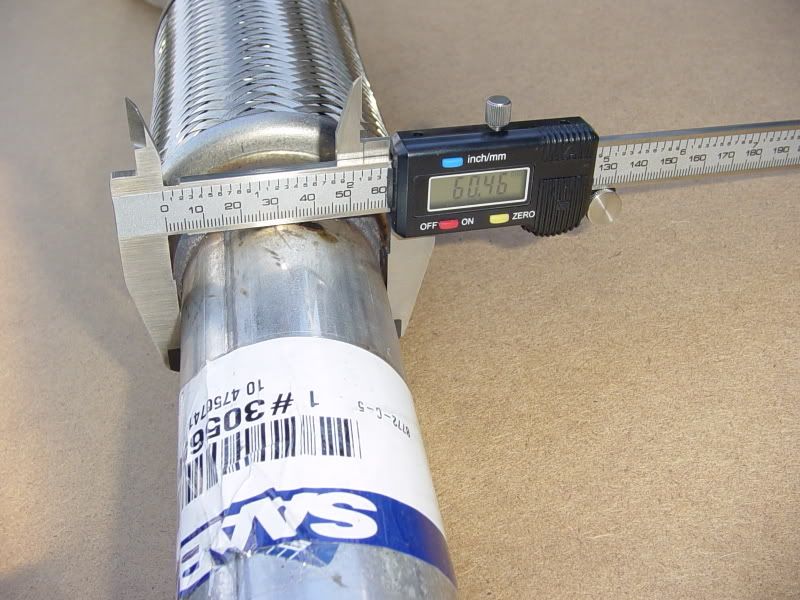 Size of Stock 9-3SE Exhaust Flex Pipe needed... | SaabCentral Forums