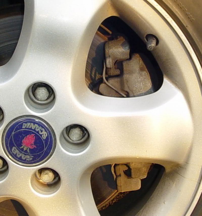 Painted the calipers | SaabCentral Forums