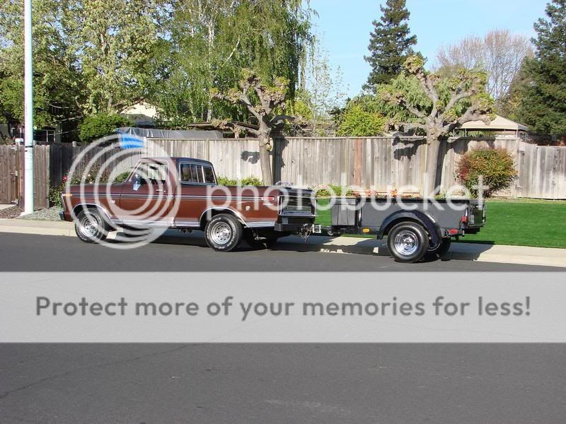 F100 pulling the Utility Trailer - Ford Truck Enthusiasts Forums