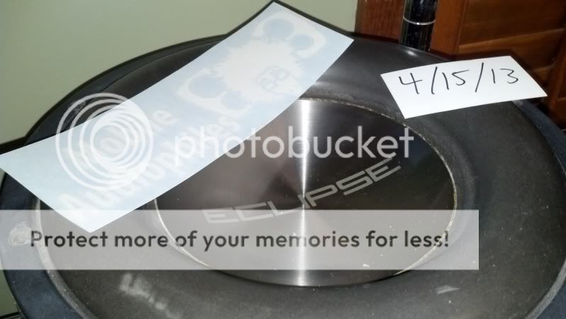 12" Eclipse Ti Titanium Subwoofer (sw9122) - 1500 watts RMS, dual 4 ohm ...