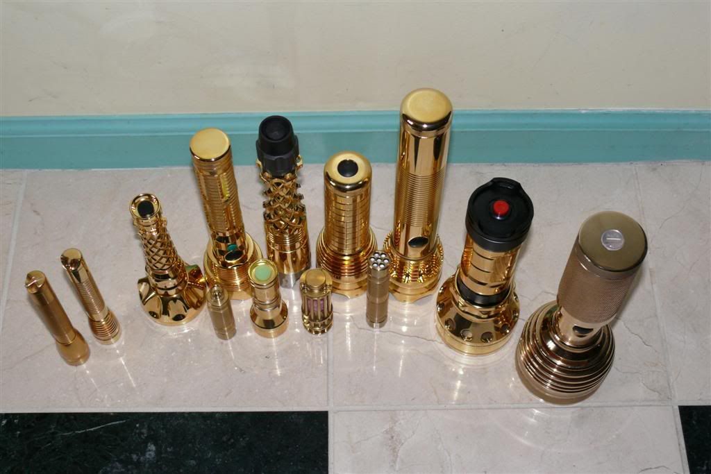 Gold collections | Candle Power Flashlight Forum