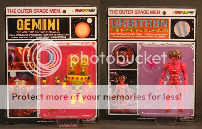 Mel Birnkrant Outer Space Men Exclusive Custom Figures