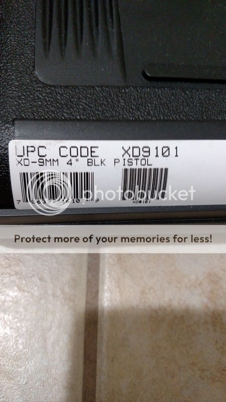 Sold) BNIB XD-9 4" Service Model (XD9101) Orange County - Calguns.net