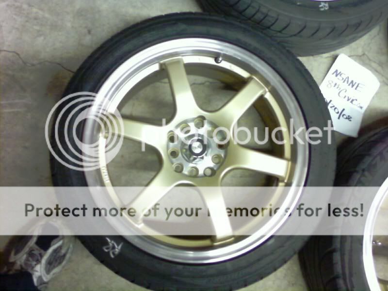 Raze R74 Wheels 17x7 [Gold] | 8th Generation Honda Civic Forum