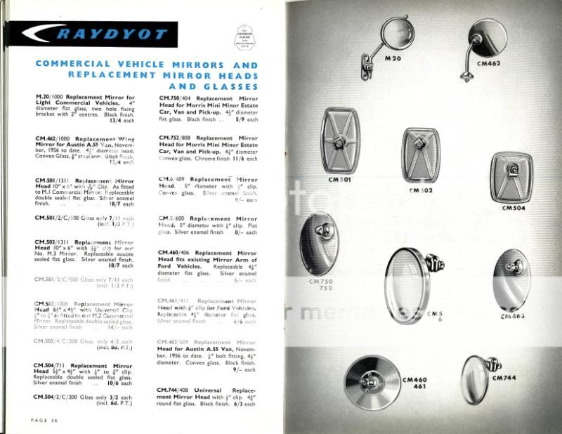 Raydyot Accessories Catalogue 1965 - AutoShite - Autoshite