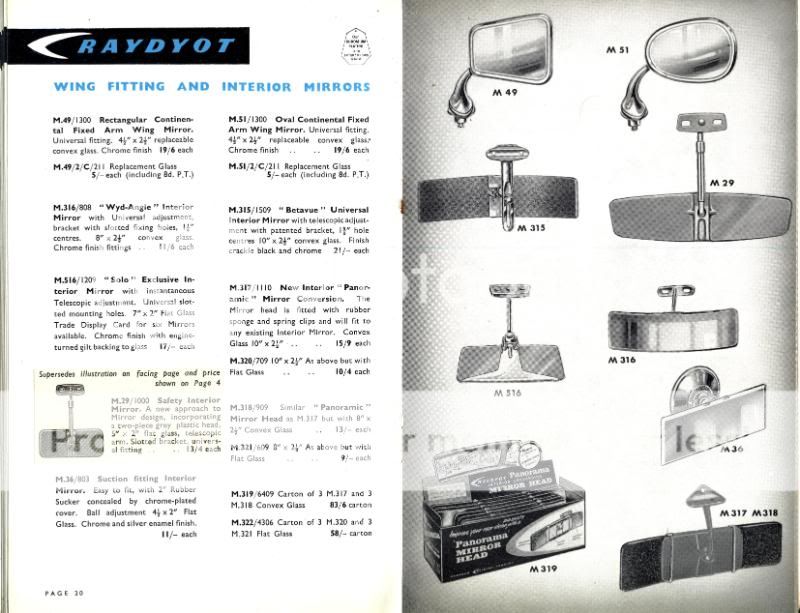 Raydyot Accessories Catalogue 1965 - AutoShite - Autoshite