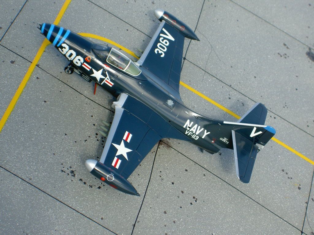 Monogram 1/48 Grumman F9F Panther - Ready for Inspection - Aircraft ...