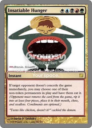 Insatiable Hunger Critique (Un-Card) - Custom Card Creation - Magic ...
