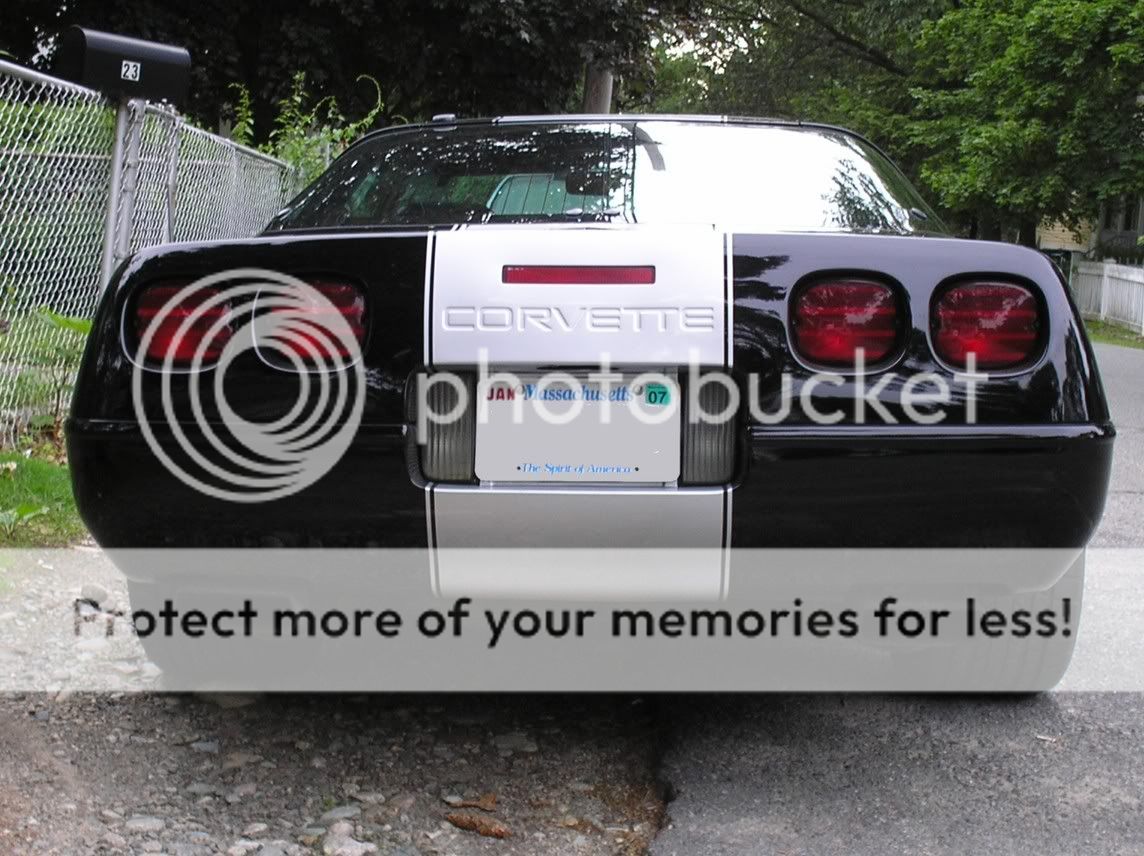 Black C4 with grand sport stripes - CorvetteForum - Chevrolet Corvette ...