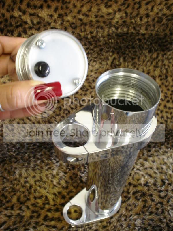 Polished Billet Aluminum Stash Tube With Light - Harley Davidson Forums